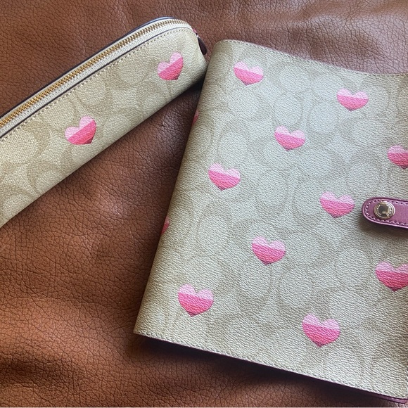 Coach | Office | Coach Notebook Cover A5 Matching Pen Pouch | Poshmark
